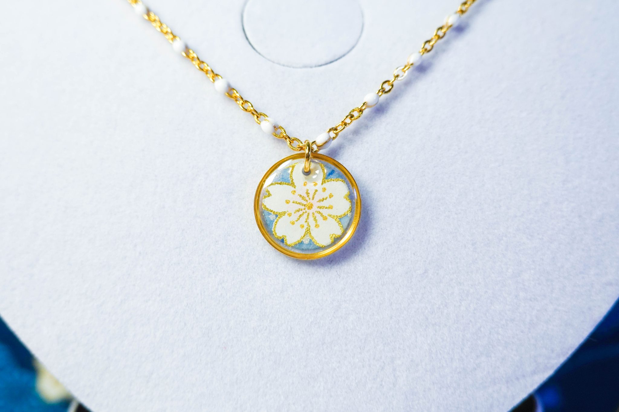 Collier Washi Aoi Sakura | Japanyyz