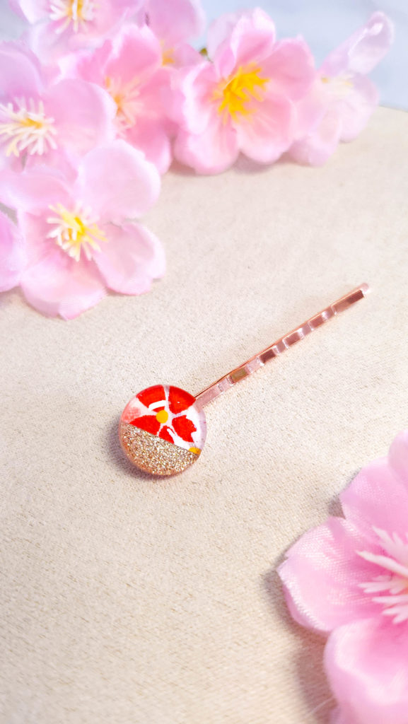 Barrette Washi Pinku Sakura | Japanyyz